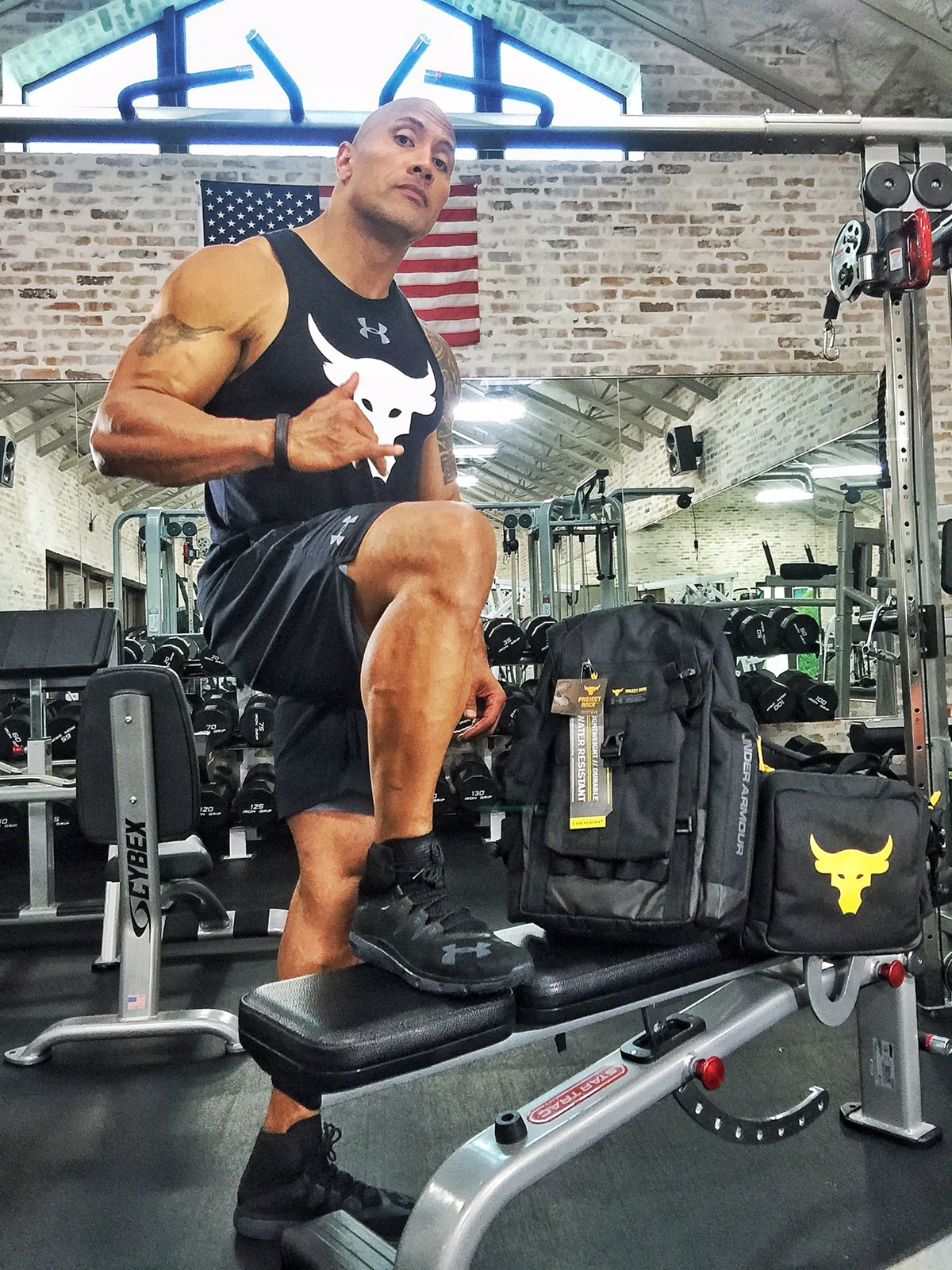 Under Armour, Dwayne 'The Rock' Johnson Sell Out of Gym Merch - Print ...