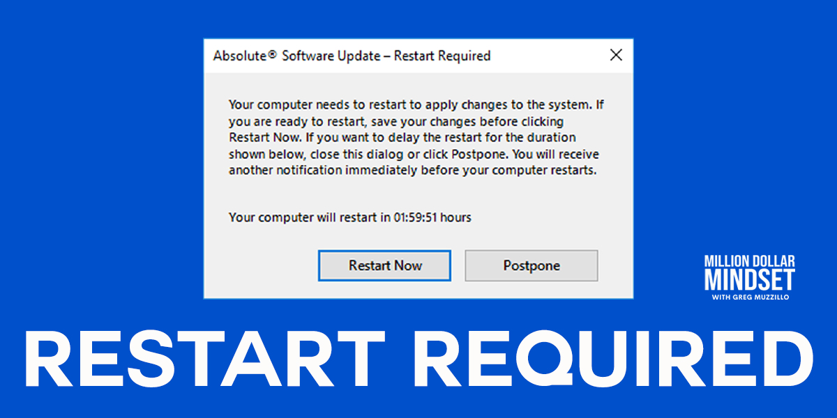 Restart Required - Print & Promo Marketing
